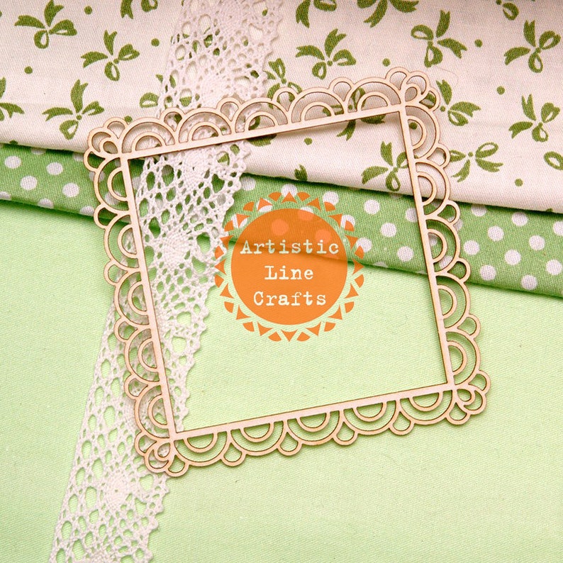 Lace Square Wedding Frames SVG Cut File (digital Download) - Etsy UK