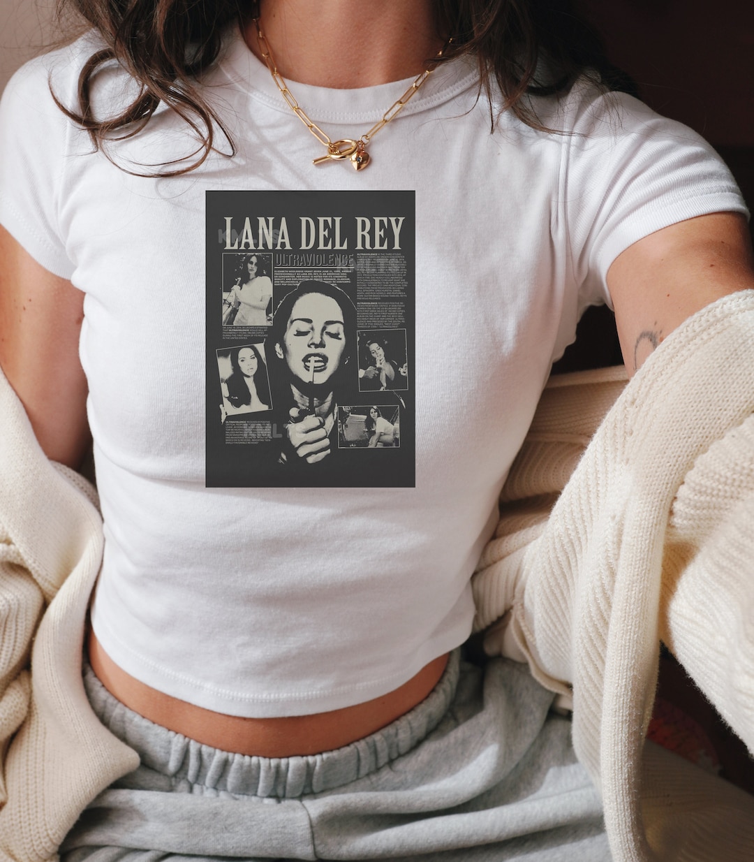 Vintage Lana Del Rey Shirt Lana Del Rey Merch Lana Del Ray Y2K Baby Tee ...
