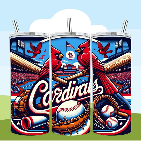 St Louis Cardinals Tumbler Wrap Svg - Etsy