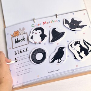 Color Busy Book Preschool Printable Montessori Toddler Activity Book ...