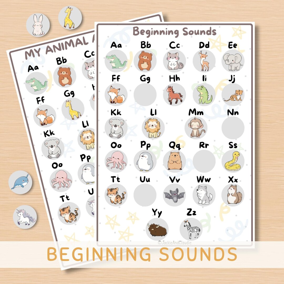 Busy Book Worksheet Toddler Preschool Curriculum, Beginning Sounds ...