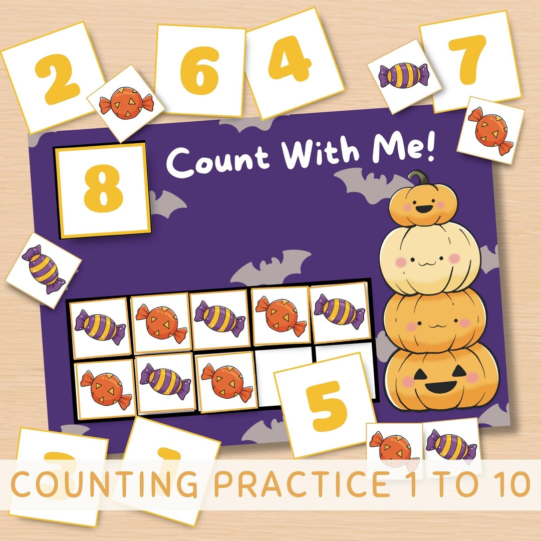 Printable Counting Practice 1 to 10 Toddler Activities Math Preschool ...