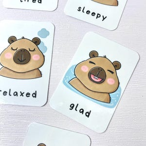 Capybara Emotions Activity for Kids Printable Montessori Toddler ...