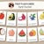 Fruits Cards Montessori Flashcards Preschool Educational Printable ...