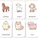 12 Chinese Zodiac Animal Cards Montessori Flashcards Preschool ...
