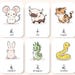 12 Bilingual Chinese Zodiac Animal Cards Montessori Flashcards ...