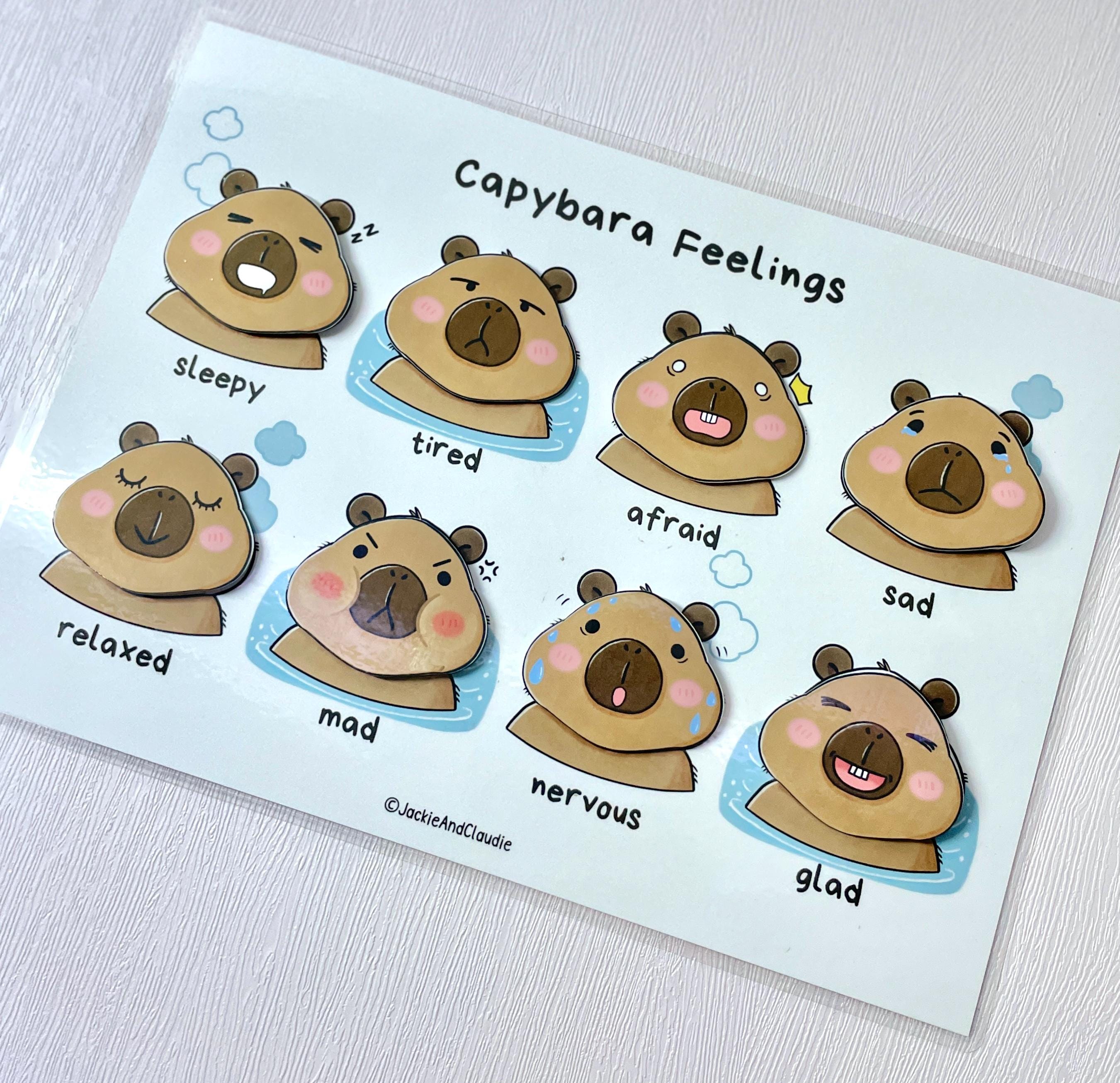 Capybara Emotions Activity for Kids Printable Montessori Toddler ...