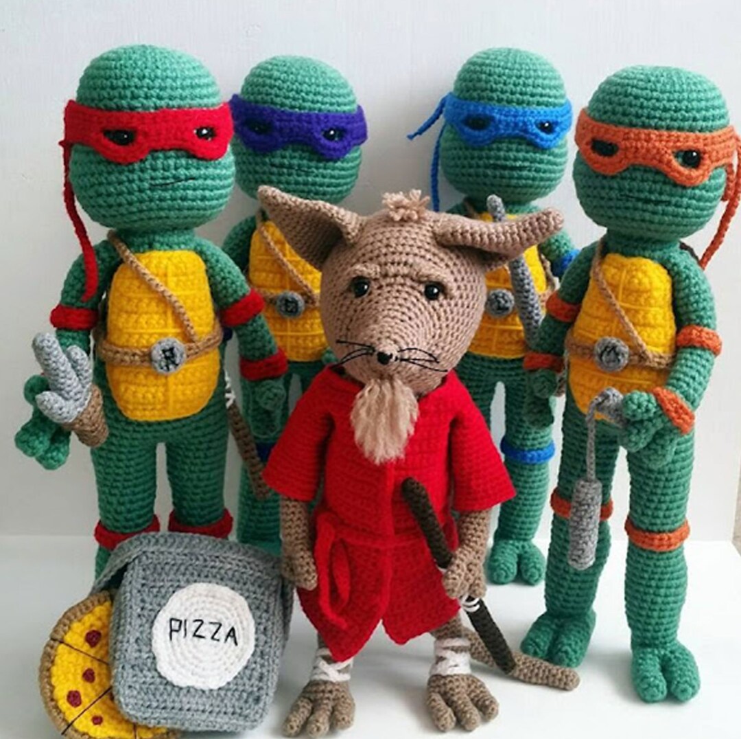Ninja Turtle Crochet Pattern PDF Ninja Turtle Amigurumi - Etsy Canada