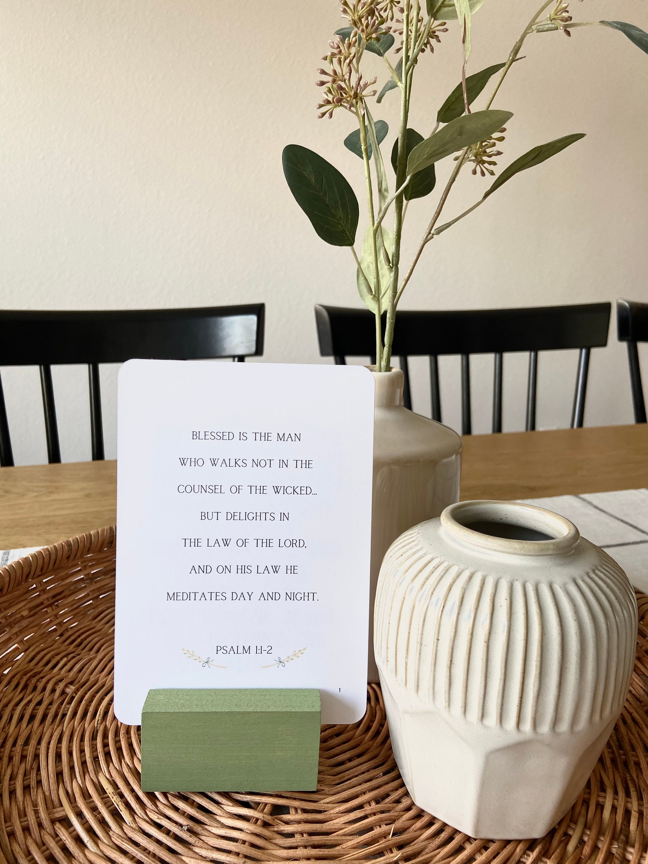 Verse of the Week Cards - 52 Weekly Scripture Cards - Etsy
