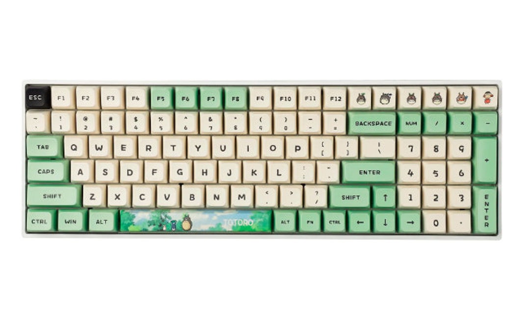 Studio Ghibli Totoro Key Caps 148 Pc for Mechanical Key - Etsy