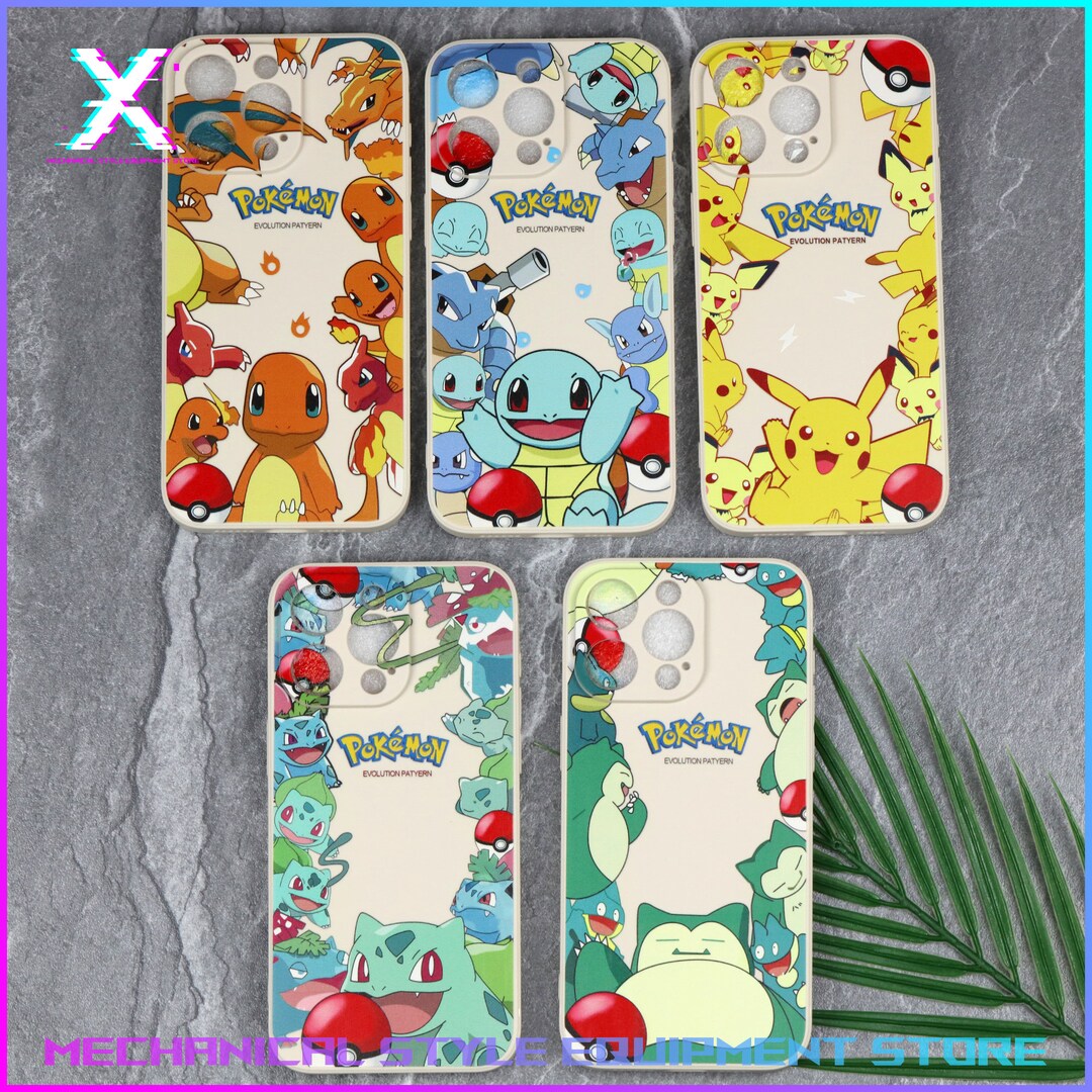 Cartoon Anime Pokemon Pikachu Charmander Gift Mobile Phone - Etsy