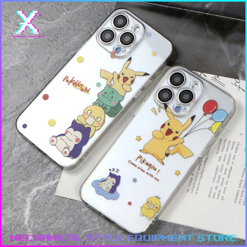 Cartoon Anime Pikachu Pokemon Pocket Monster Gift Mobile Phone - Etsy