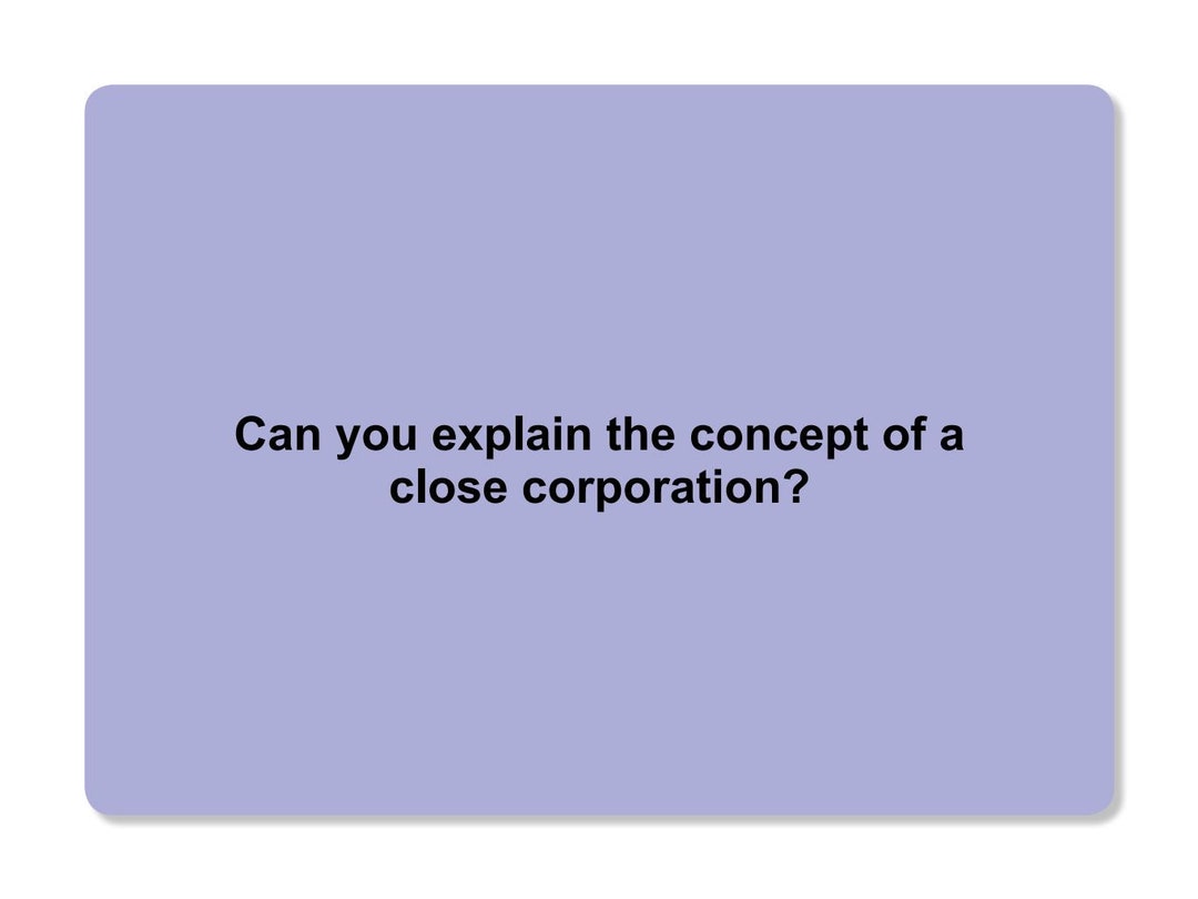 Bar Exam Flashcards Business Associations, Printable, Instant Download ...