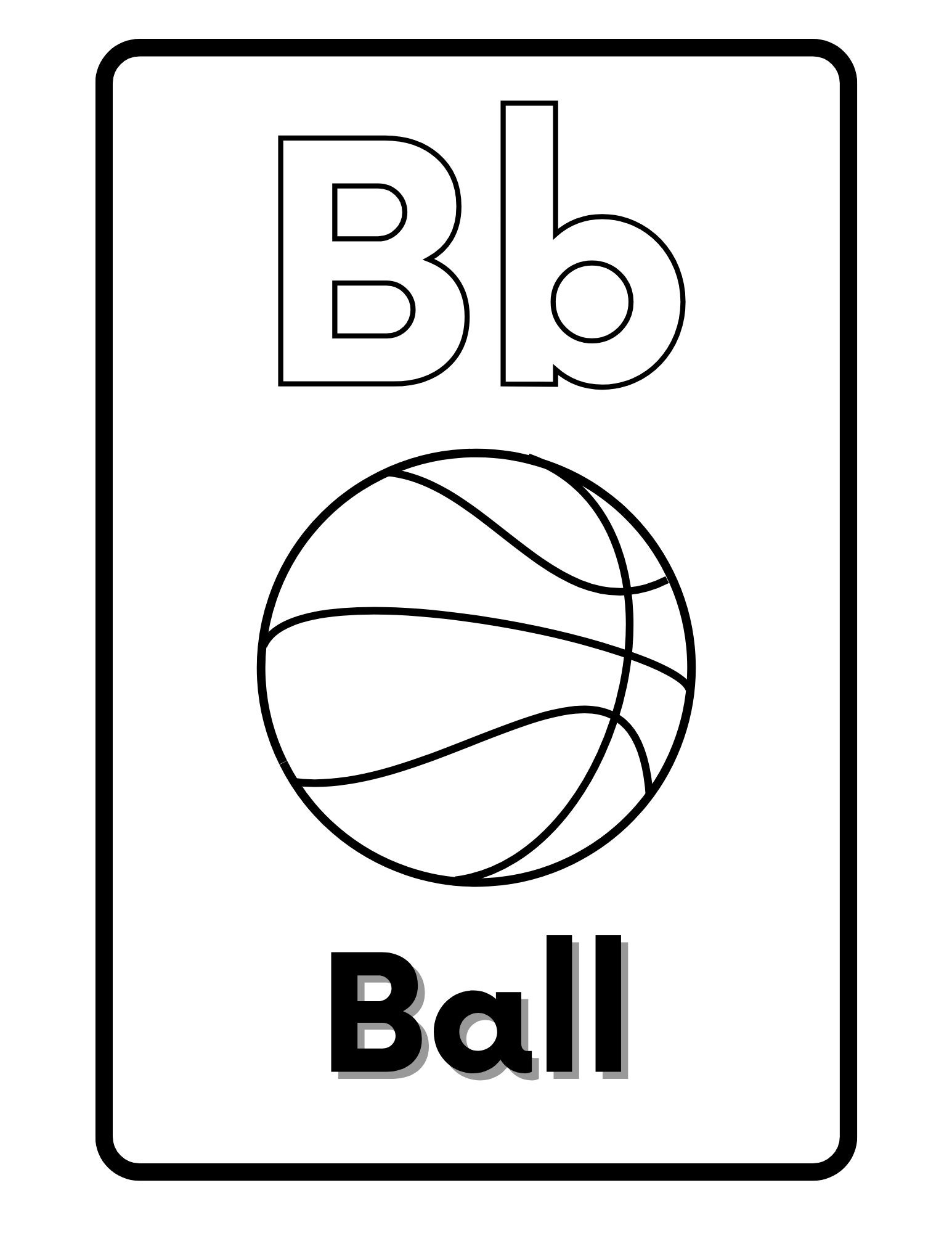 Alphabet Coloring Book ABC Coloring Book Kids Coloring Book Printable ...