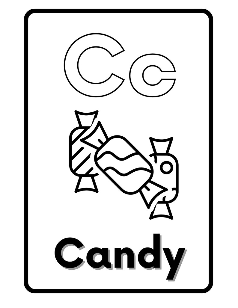 Alphabet Coloring Book| ABC Coloring Book| Kids Coloring Book ...