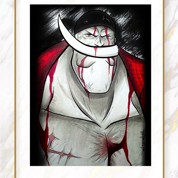 White Beard Poster - Etsy