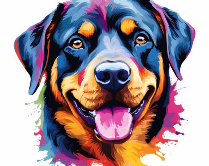 Personalised Rottweiler Dog Word Art, Dog Word Art, Cute, Dog, Rotti ...