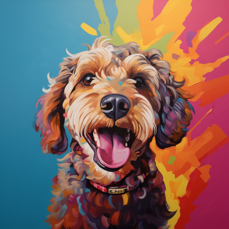 Cockapoo Dog Digital Image Cockapoo Dog Clip Art Dog Print Dog - Etsy