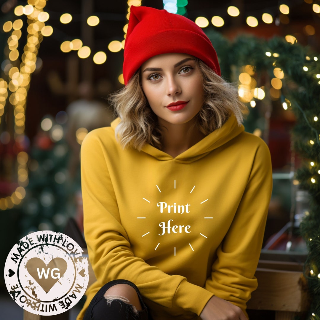 Gildan 18500 Gold Sweatshirt Mockup G18500 Gold Yellow - Etsy