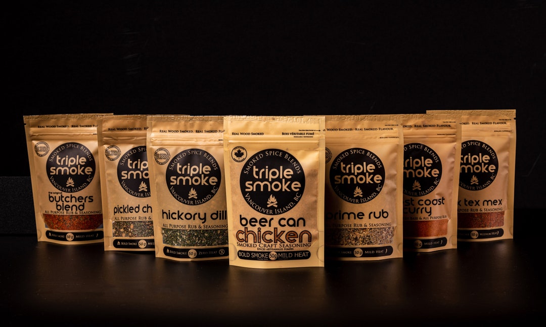 7 Smoked Seasonings - Gift Set - Real Smoked Seasonings - Etsy