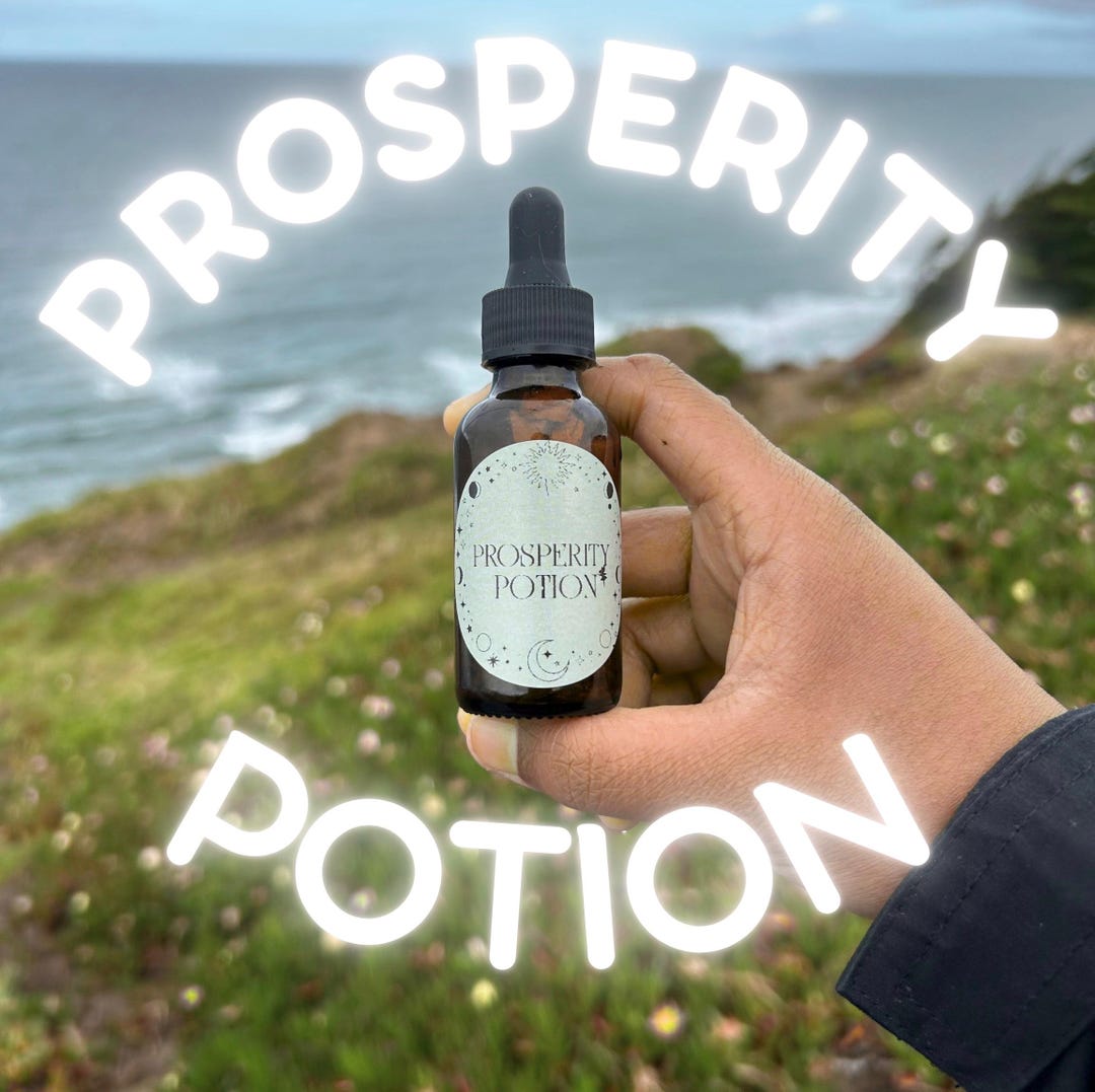 Prosperity Potion Handcrafted Money Oil for Wealth and Abundance - Etsy