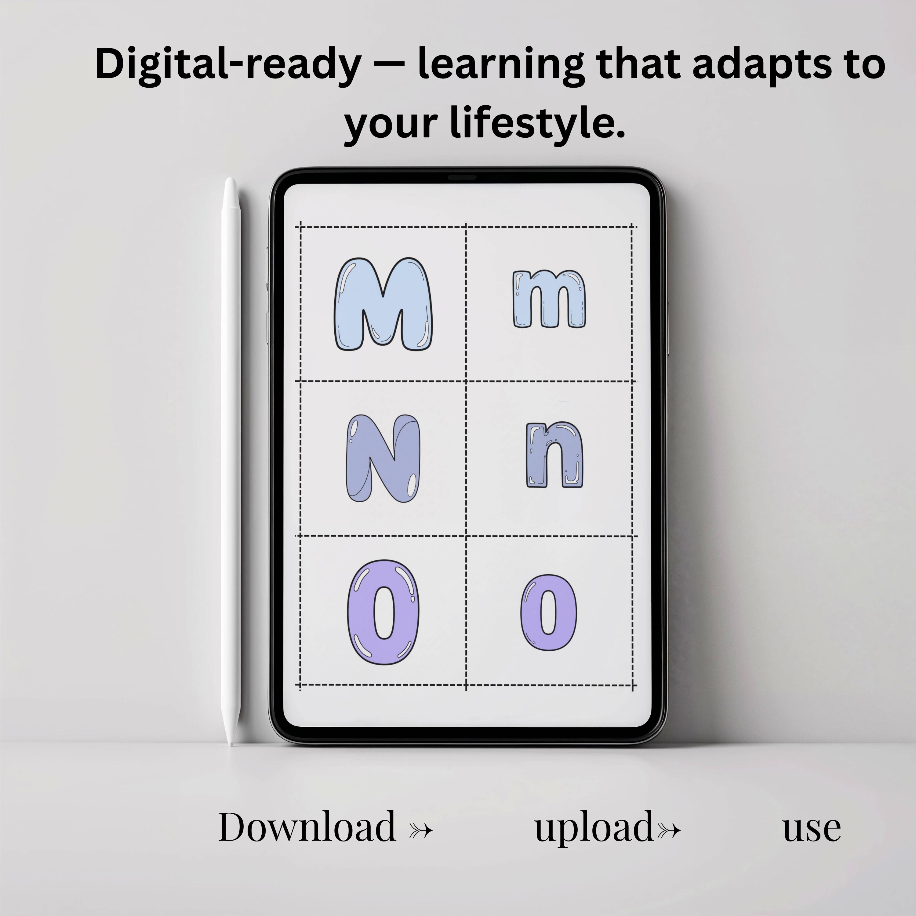 Alphabet Flashcards Printable Bundle | Montessori Homeschool (digital ...
