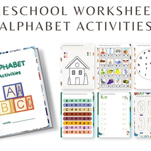 Preschool Alphabet Worksheets Alphabet Activities Toddler Activity ...