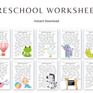 Preschool Workbook Alphabet Workbook Alphabet Activities | Alphabet ...