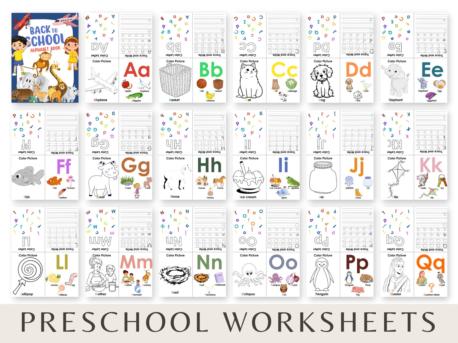 26 Alphabet Mini Books Alphabet Books Alphabet Activities | Alphabet ...
