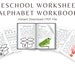 Preschool Workbook Alphabet Workbook Alphabet Activities | Alphabet ...