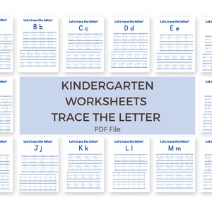 Alphabet Worksheets | Tracing Letters | Printable Tracing Letters ...