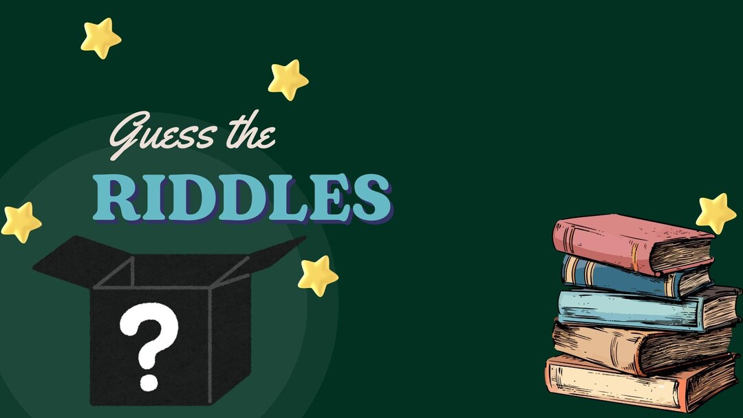 Guess the Riddles Game Virtual Quiz Night Game for Zoom Canva Games for ...