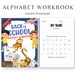 Preschool Workbook Alphabet Workbook Alphabet Activities | Alphabet ...