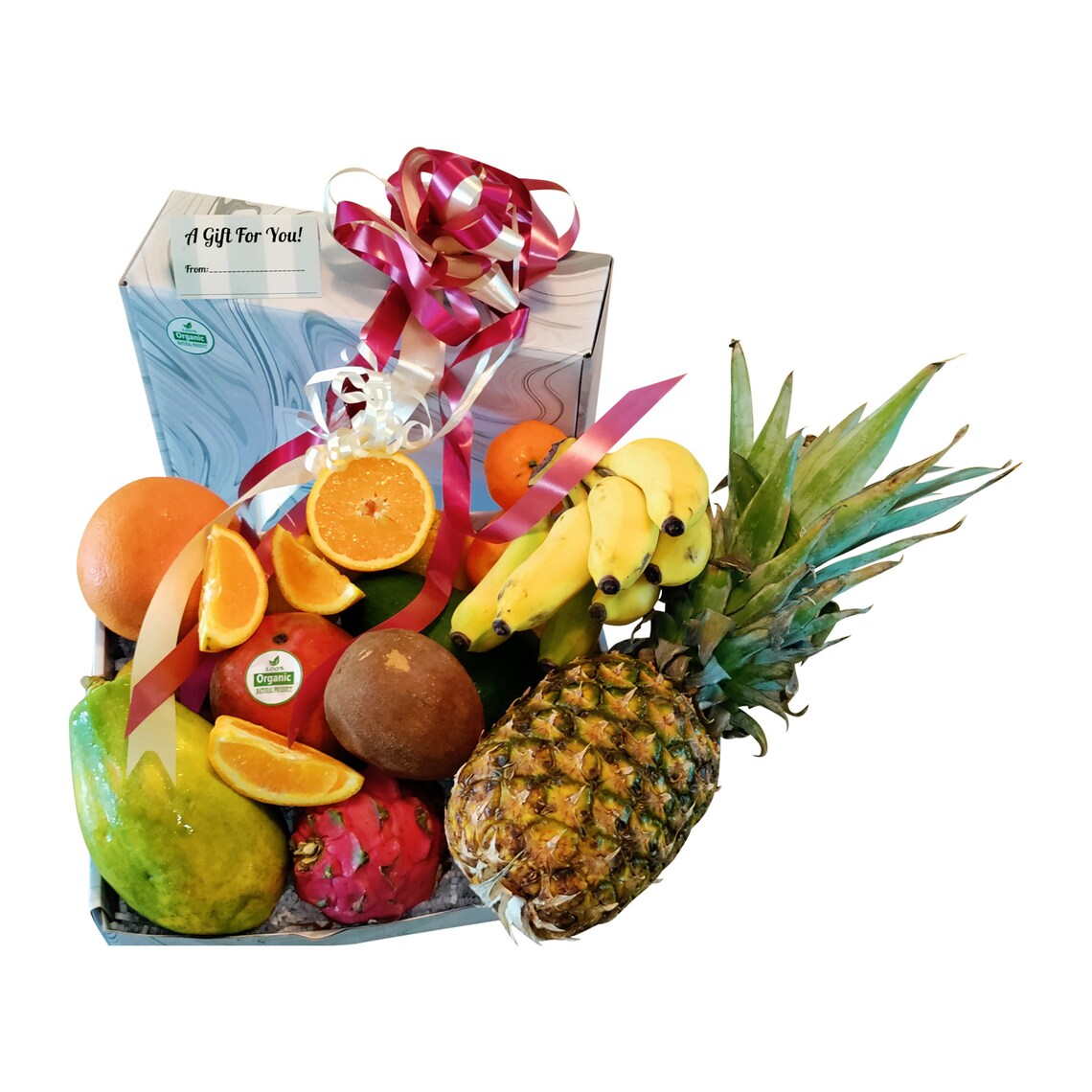 Organic Deluxe Fruit Gift Box -extra Large| Fresh Fruits Box| Delicious ...
