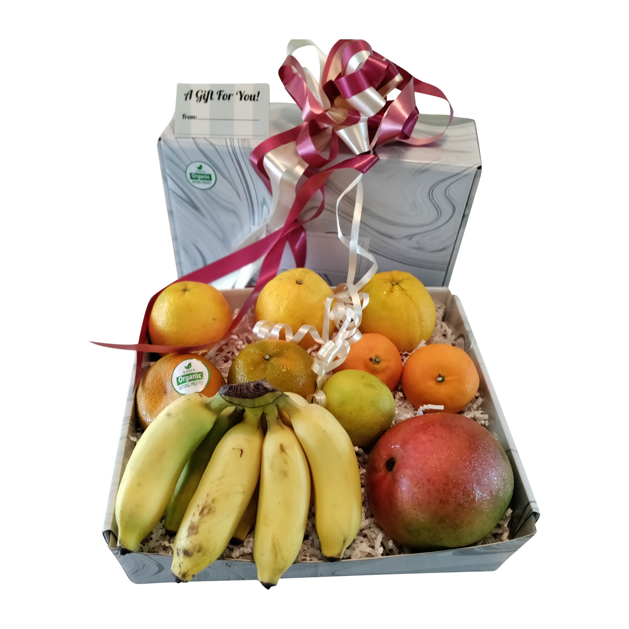 Organic Fruit Gift Box - Large| Sweet Tropical Fruits| Fresh Organic ...