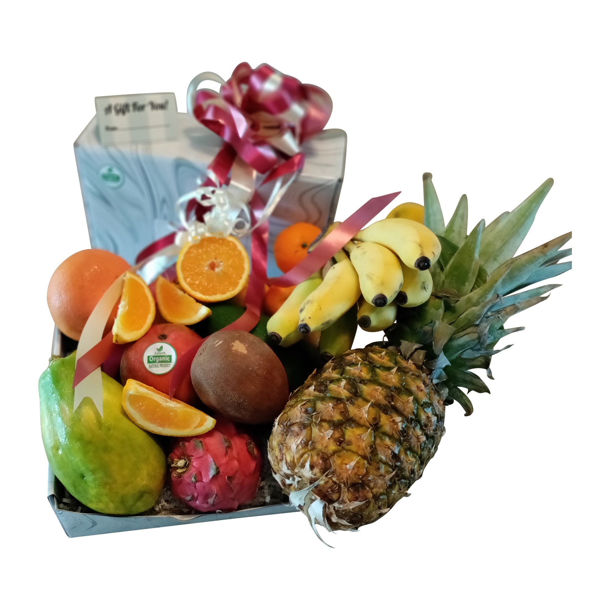 Organic Deluxe Fruit Gift Box -extra Large| Fresh Fruits Box| Delicious ...