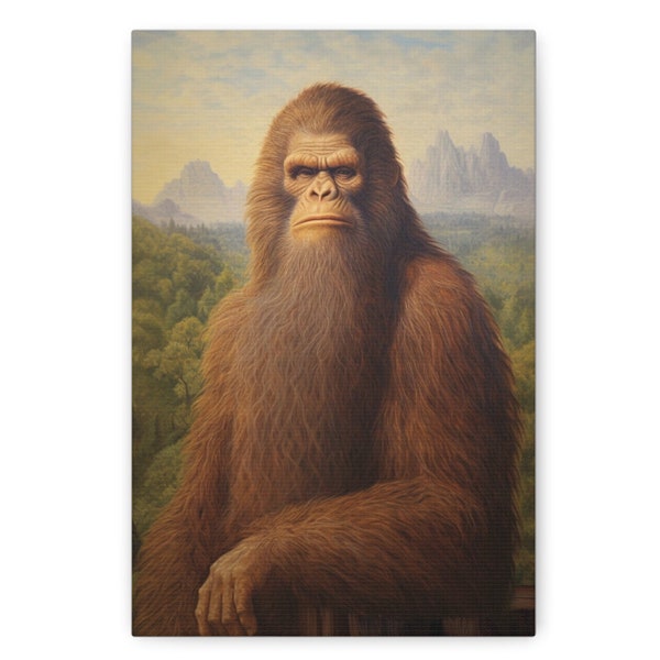 Bigfoot Canvas Art - Etsy