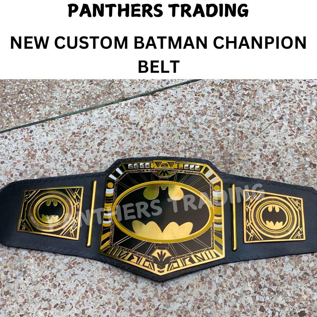 New Custom Batman Championship Belt 2mm,4mm,6mm Brass Adult/kids Size ...