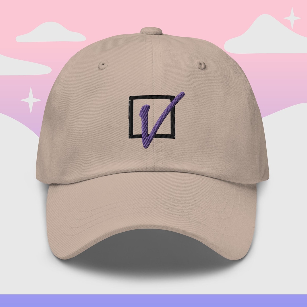 BTS V Layover Checkmark Embroidery Hat Bts Kim Taehyung Hat Embroidered ...