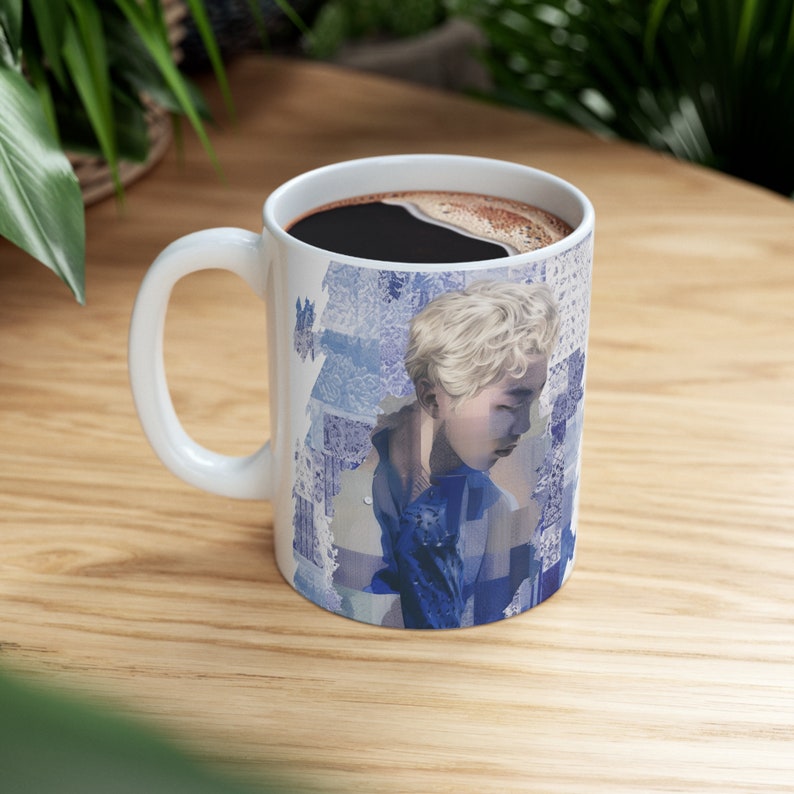 BTS RM Mug BTS Kim Namjoon Indigo Inspired Mug Coffee Mug Army Mug 11oz ...