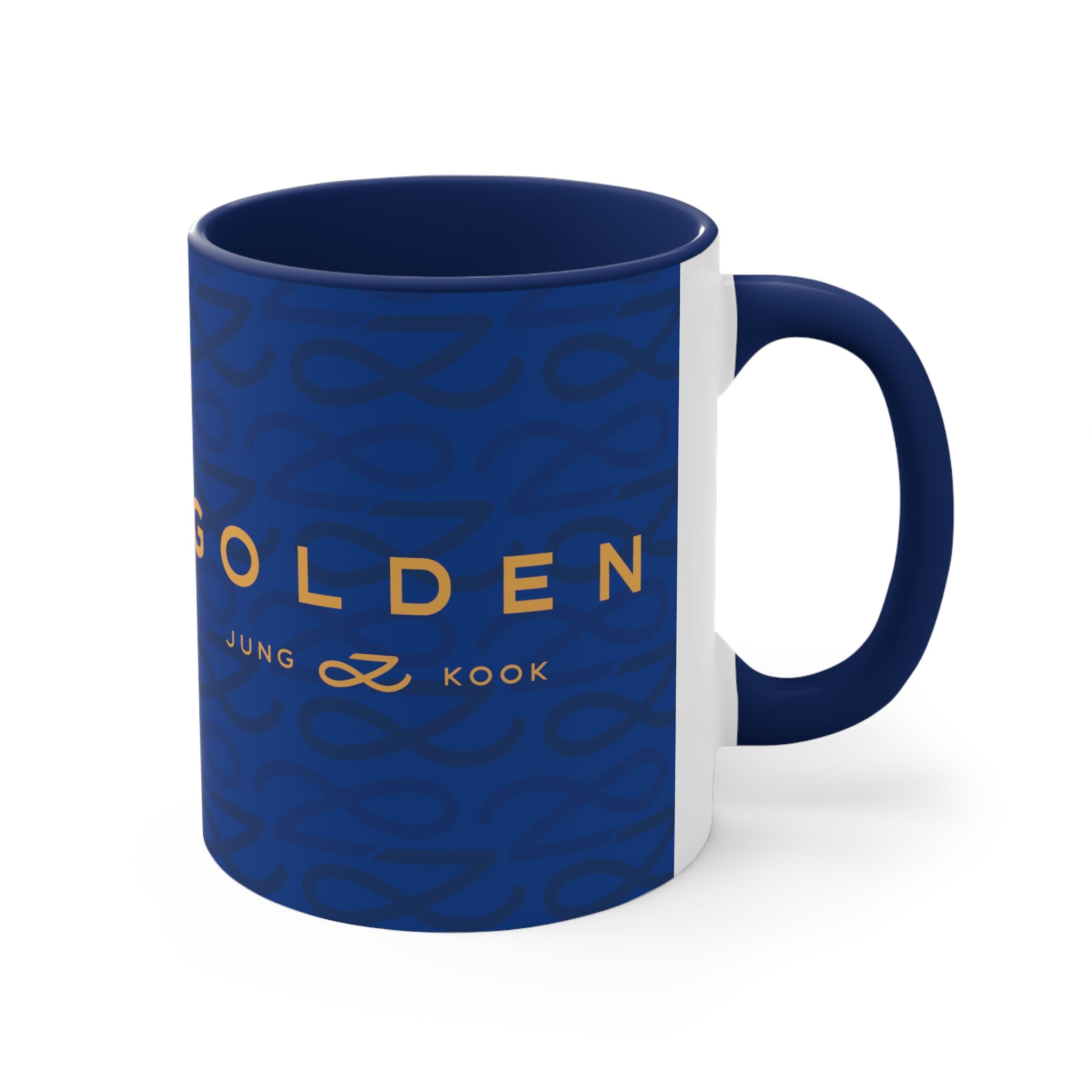 BTS Jungkook GOLDEN Mug Kpop Coffee Golden Ceramic Mug Self Care Mug ...