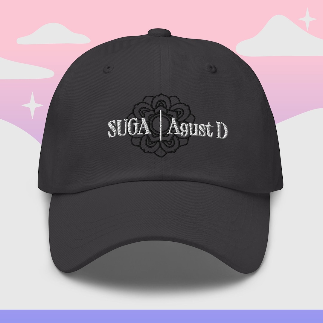 BTS Suga | Agust D Lotus Flower Embroidery Hat Bts Min Yoongi Hat D Day ...