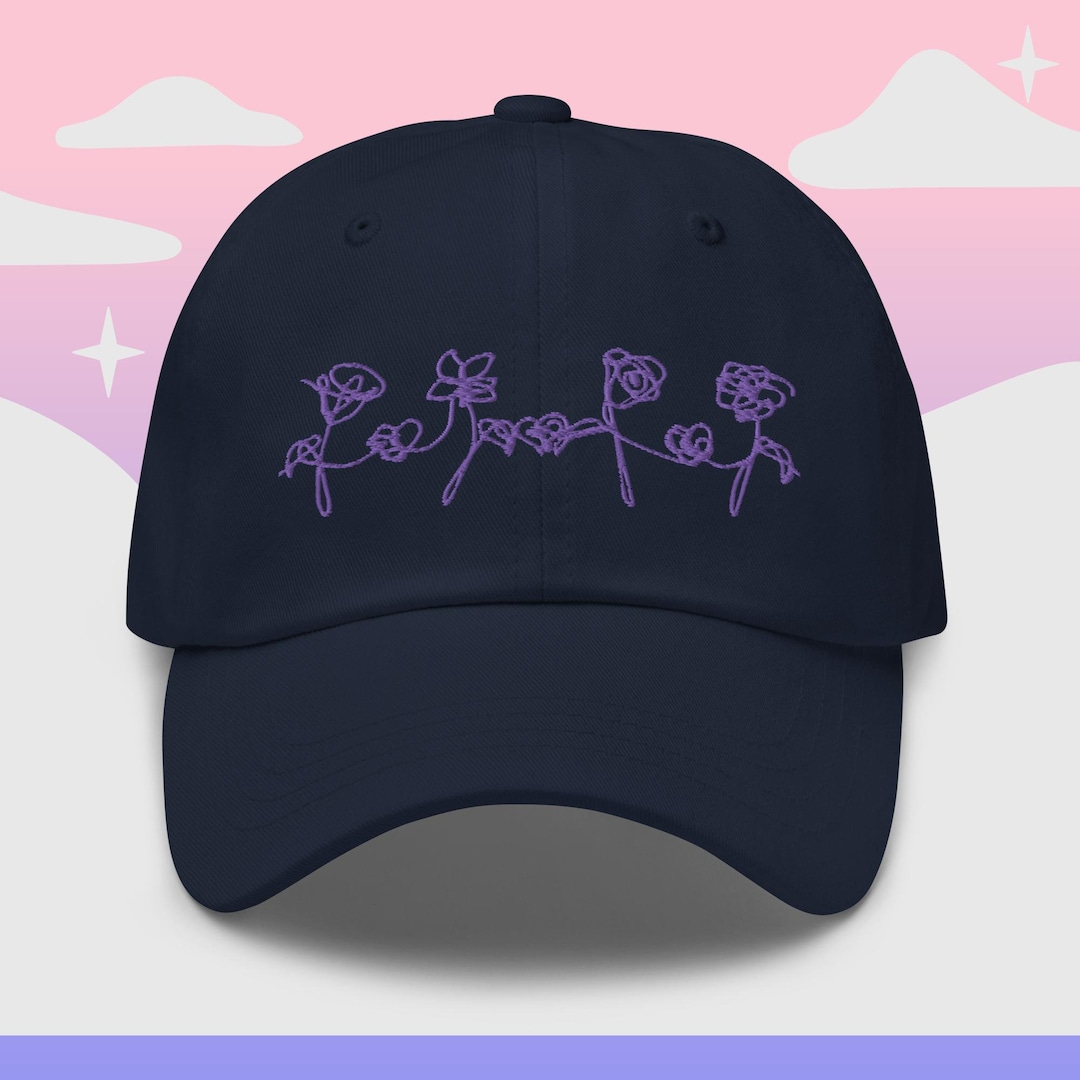 BTS Love Yourself Speak Yourself Embroidery Hat Bts Hat Valentine ...