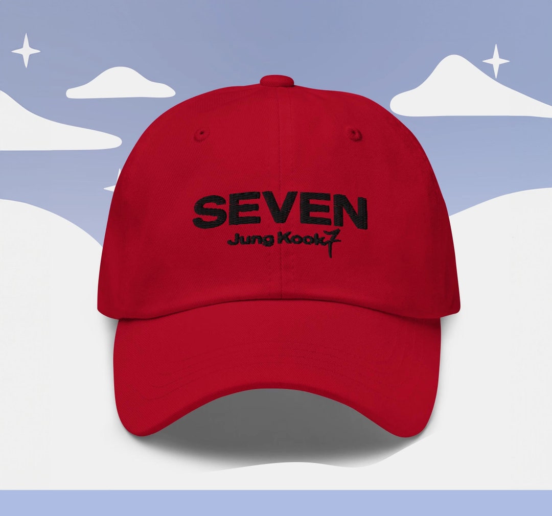 BTS Jungkook SEVEN Embroidery Hat With 7 Tatoo Design JK Bts Cap ...