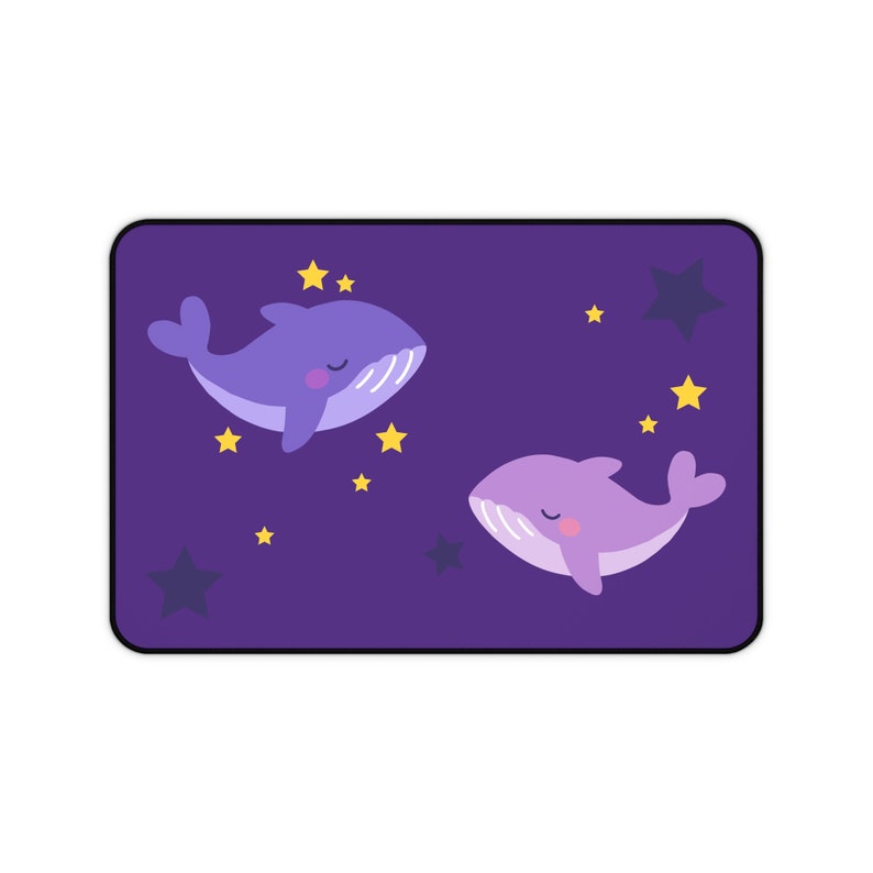 BTS Tinytan Purple Whale Whalien Desk Mat for Everyone Love BTS ARMY ...