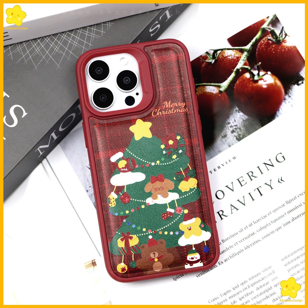 Cartoon Anime Christmas Gift Santa Claus Christmas Tree Teddy - Etsy