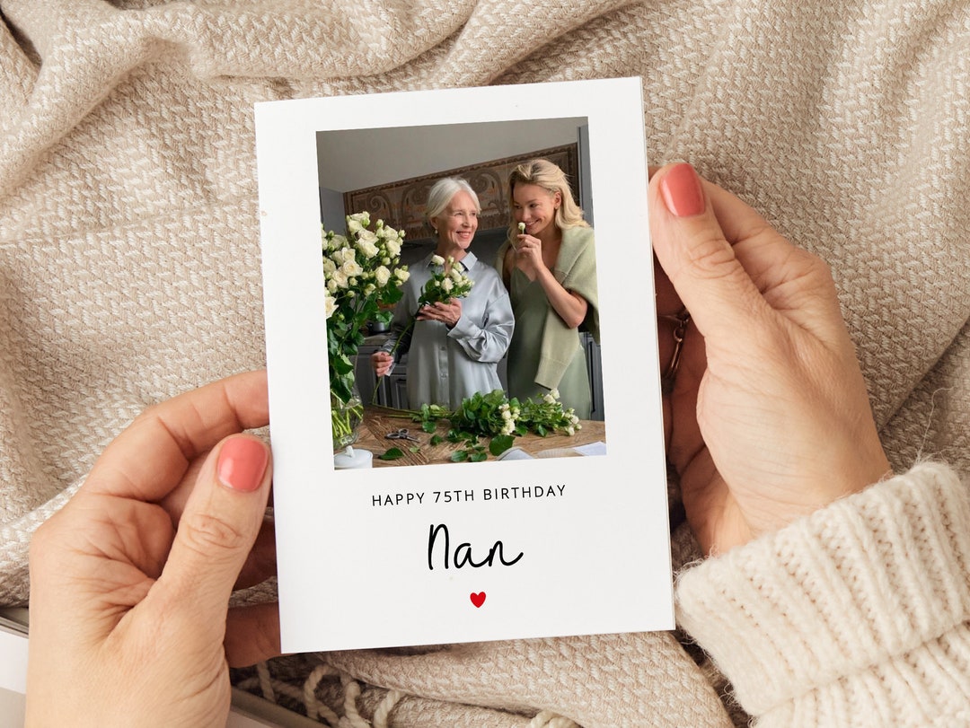 Personalised Nan Birthday Cards, Nan Picture Cards, Happy Birthday Nan ...