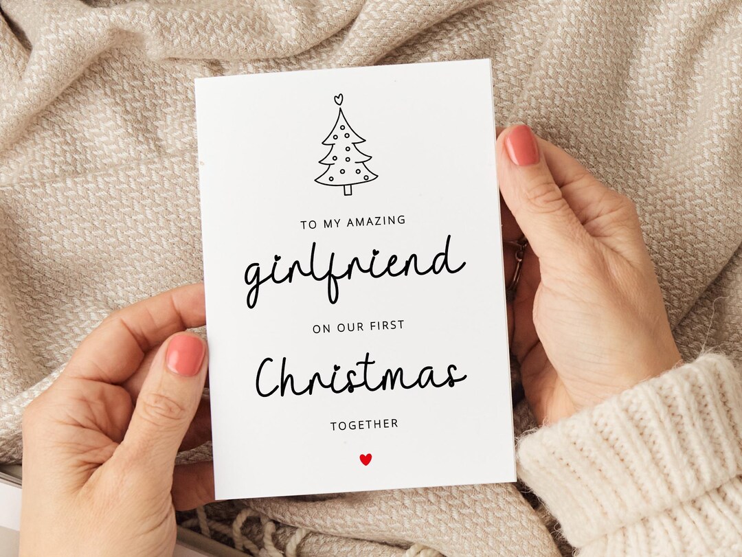 1st Christmas Together Girlfriend Christmas Card, Christmas Card for ...