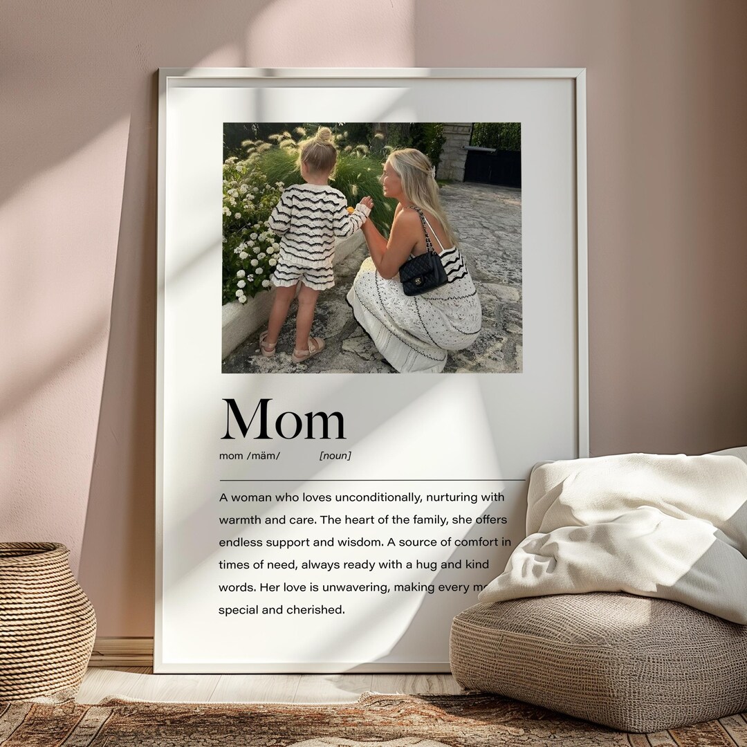 Personalised Mom Definition Print, Mom Christmas Gifts, Mom Christmas ...