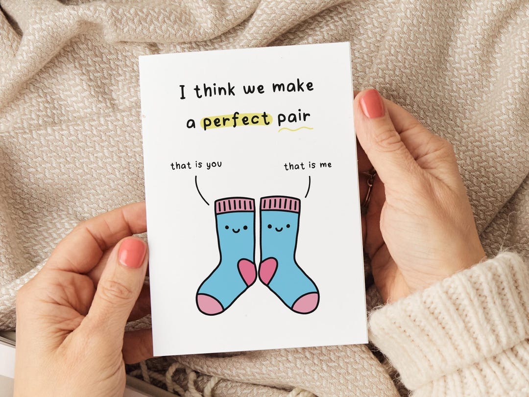 We Make A Perfect Pair Card, Anniversary Cards, Valentine's Day Cards ...